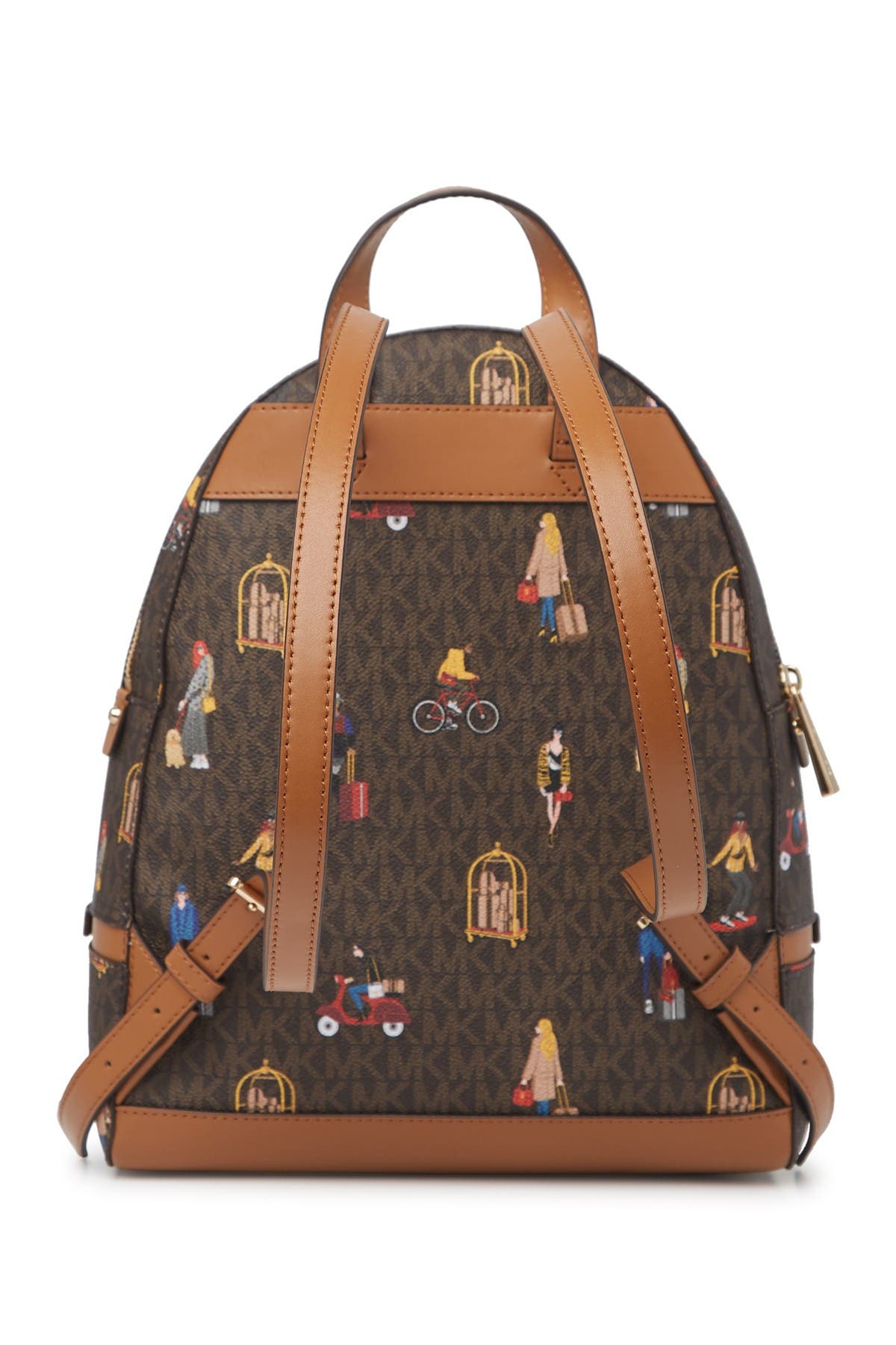 MICHAEL Michael Kors Rhea Logo Print Zip Medium Backpack | Nordstromrack
