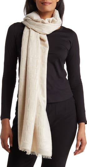 Moschino Logo Jacquard Woven Scarf | Nordstrom