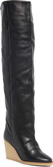 Isabel Marant Tilin Over the Knee Wedge Boot (Women) | Nordstrom