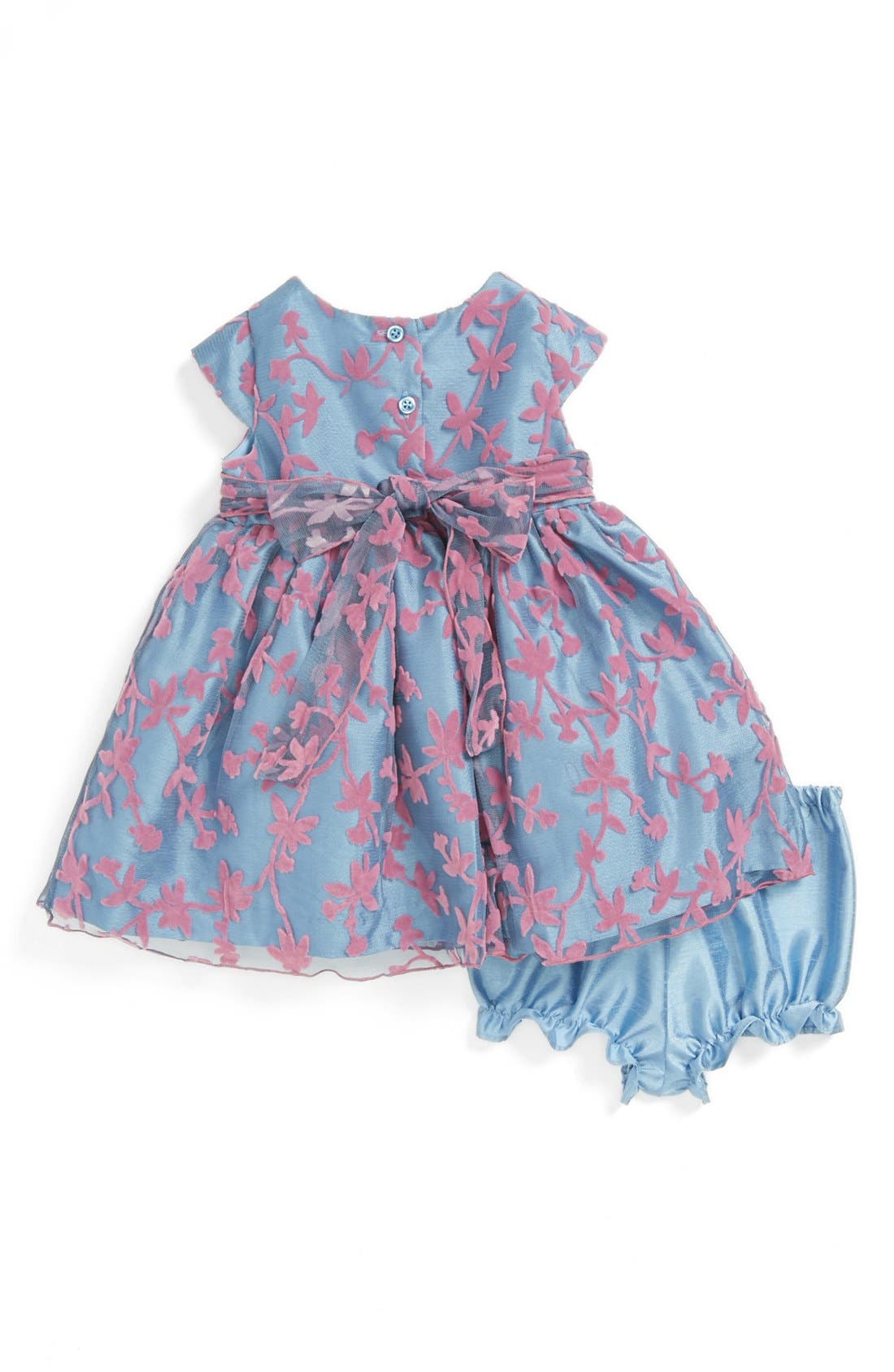 Pippa & Julie Flocked Velvet Dress | Nordstrom