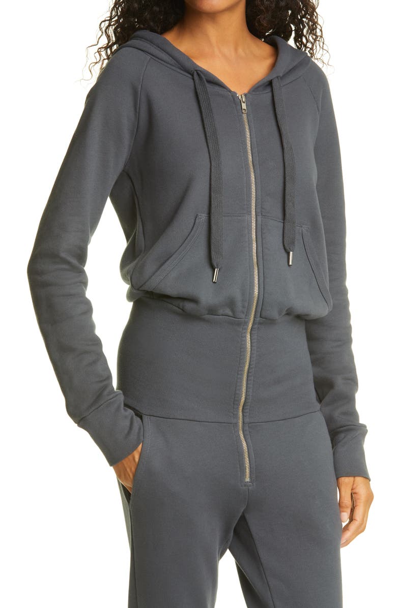 NSF Clothing Stasia Front Zip Hooded Jumpsuit | Nordstromrack