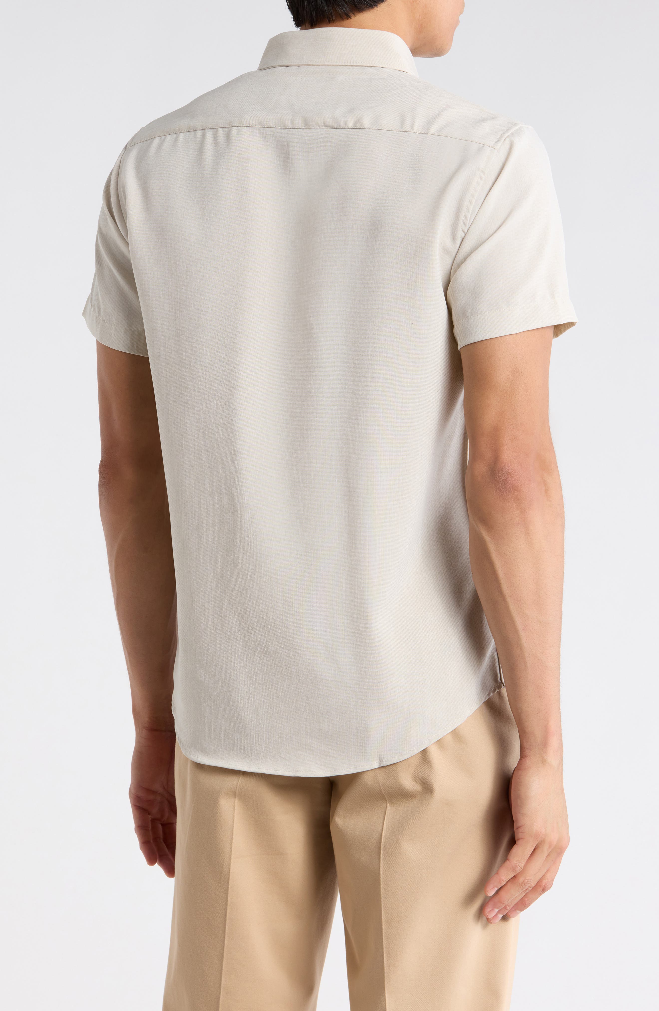 DENIM AND FLOWER Short Sleeve Button-Down Shirt | Nordstromrack