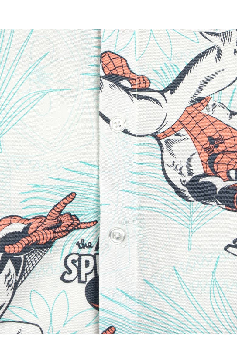 Marvel Spider-Man Hawaiian Short Sleeve Button Down Shirt | Nordstrom