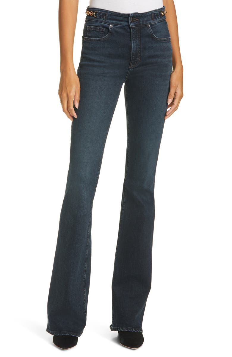 Veronica Beard Beverly High Waist Skinny Flare Jeans | Nordstromrack