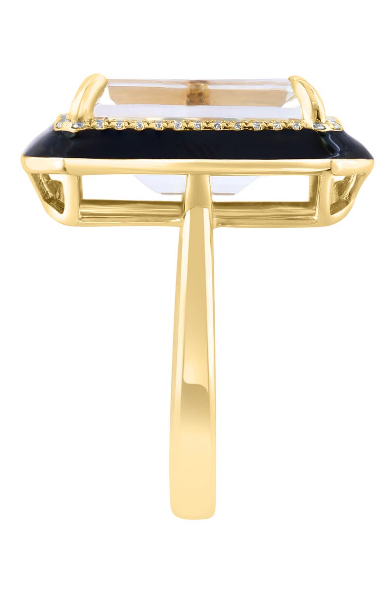 EFFY 14K Yellow Gold Diamond White Topaz Ring - 0.17 ctw. | Nordstromrack