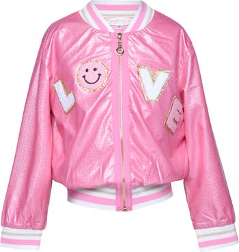 Baby Sara Kids' Metallic Bomber Jacket | Nordstromrack