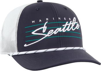 '47 Men's '47 Navy Seattle Mariners Downburst Trucker Adjustable Hat ...
