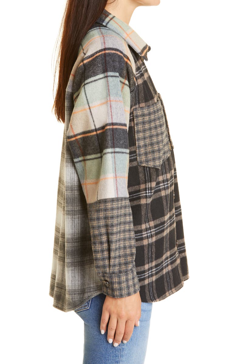Rails Ridley Patchwork Flannel Shirt Jacket | Nordstromrack