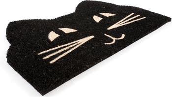 ENTRYWAYS Cat Face Non Slip Coir Doormat | Nordstromrack