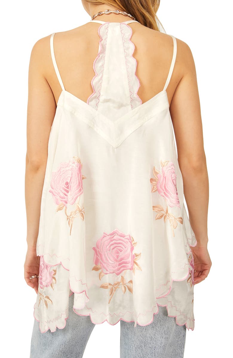 Free People Zayda Embroidered Tunic Tank | Nordstrom