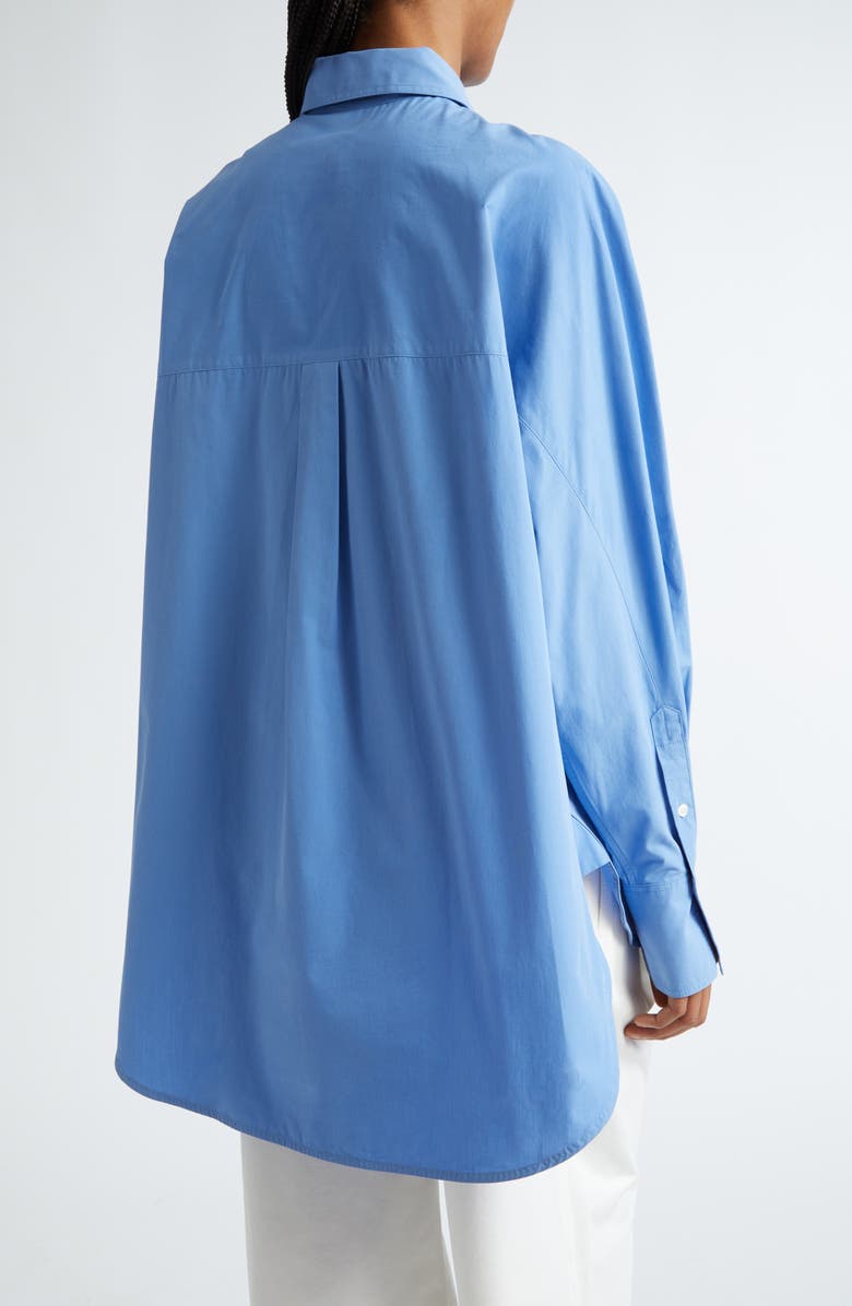 TOTEME Oversize Organic Cotton Poplin Button-Up Shirt | Nordstromrack