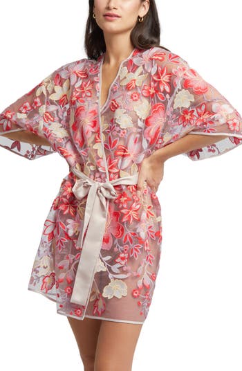 Rya Collection Jane Floral Embroidered Robe | Nordstrom