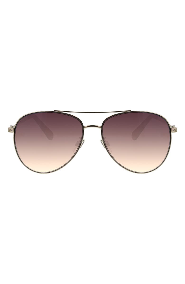 BCBG 54mm Large Full Rim Aviator Sunglasses | Nordstromrack