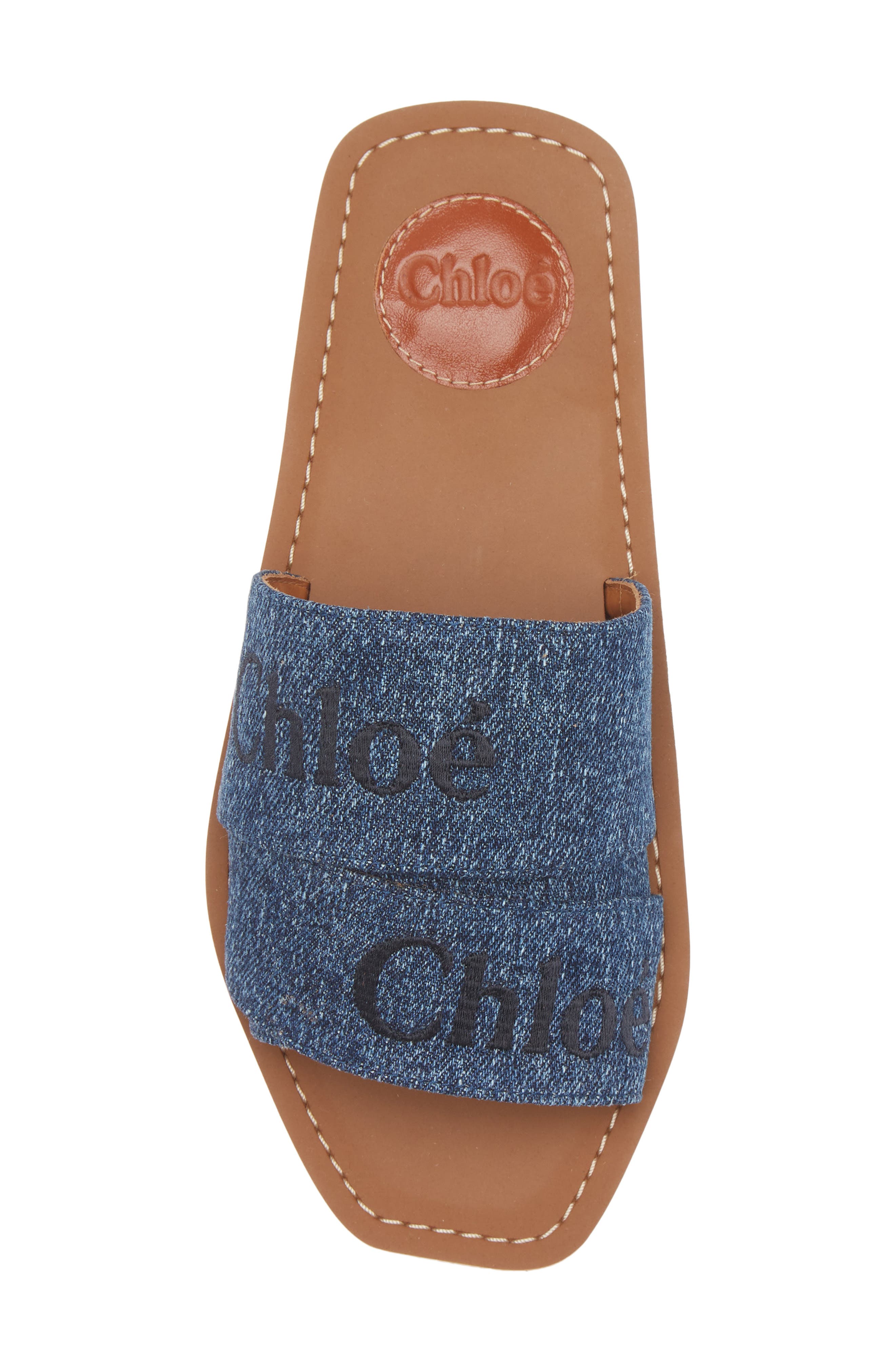 Chloé Woody Logo Slide Sandal (Women) | Nordstromrack