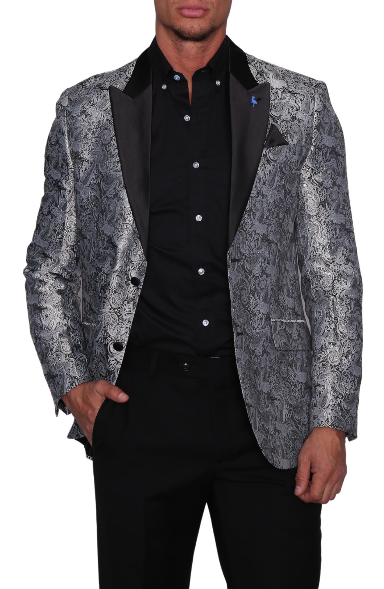 TailorByrd Metallic Jacquard Dinner Jacket | Nordstromrack
