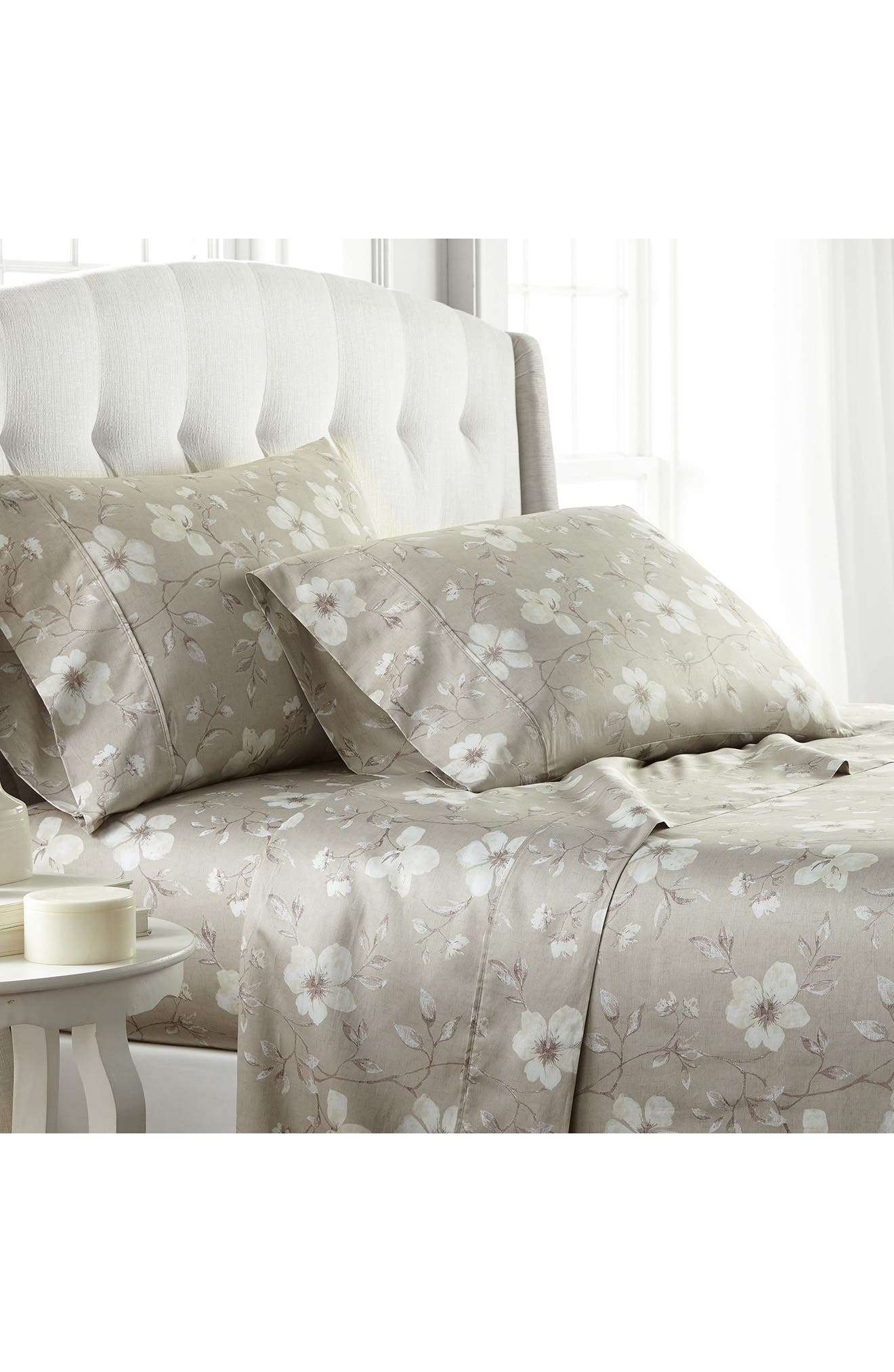 SOUTHSHORE FINE LINENS Mystic Garden 300 TC Long Staple Sateen Cotton ...