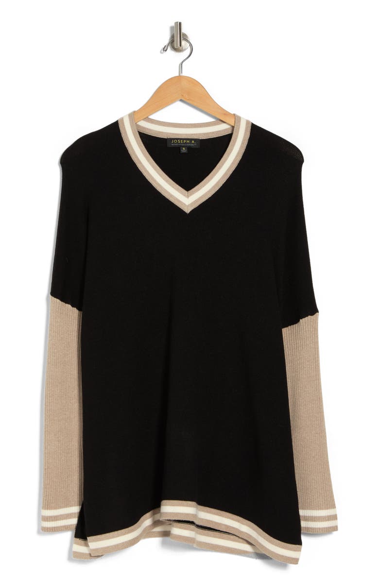 Joseph A Oversize V-Neck Pullover | Nordstromrack