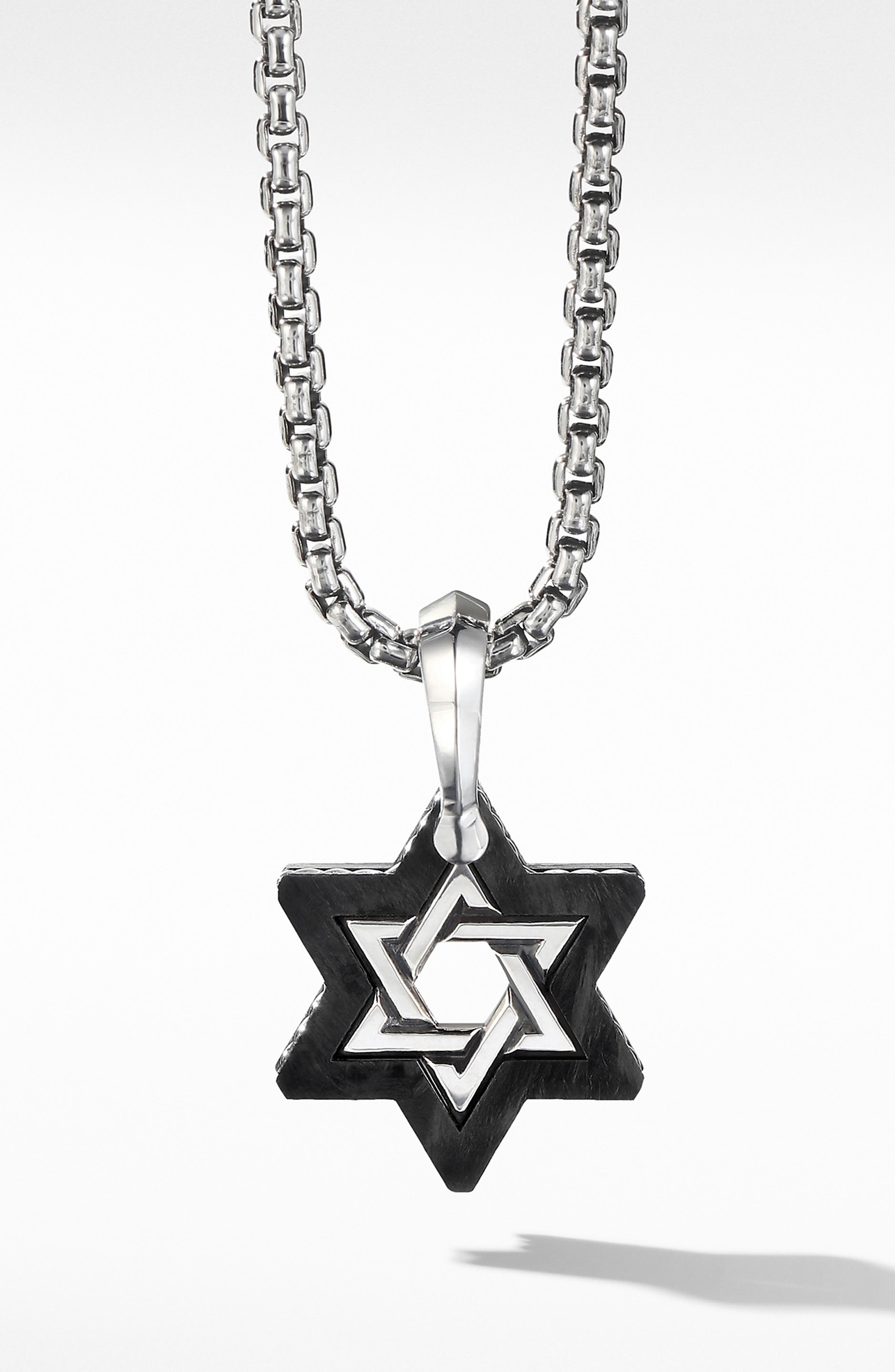 David Yurman Forged Carbon Star of David Amulet | Nordstrom