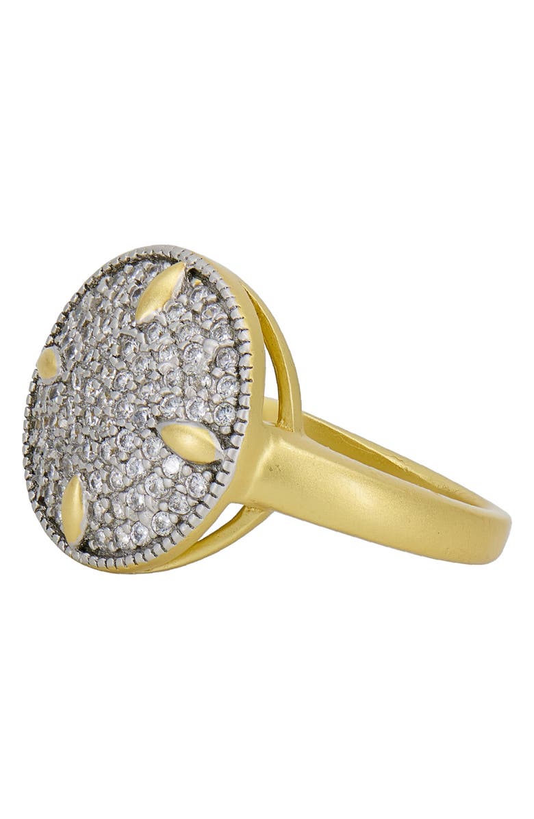 FREIDA ROTHMAN Armor of Hope Petals & Pavé Cocktail Ring | Nordstrom
