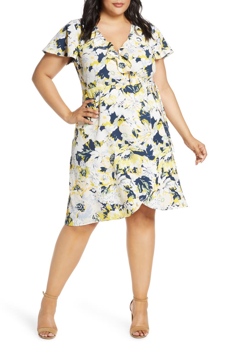 Estelle Paradise Island Wrap Dress | Nordstromrack