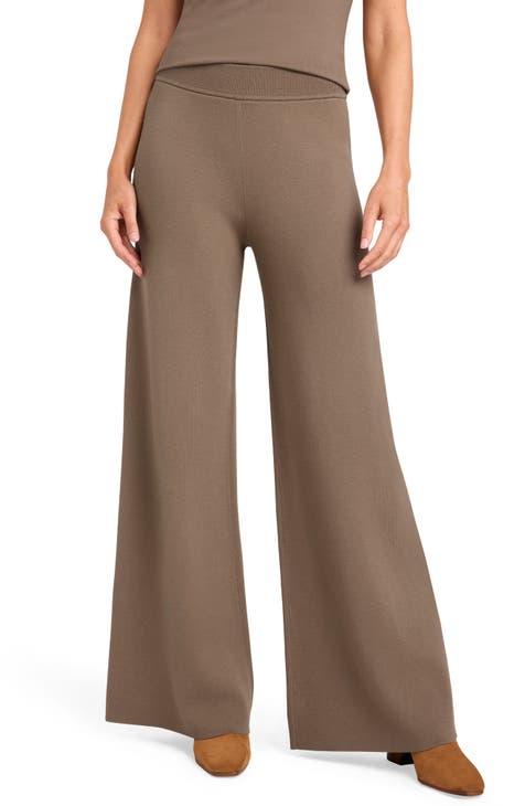 Women's Brown Wide-Leg Pants | Nordstrom