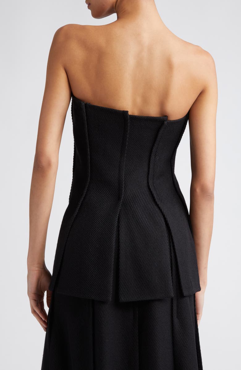 Proenza Schouler Textured Twill Paneled Bustier Top | Nordstromrack