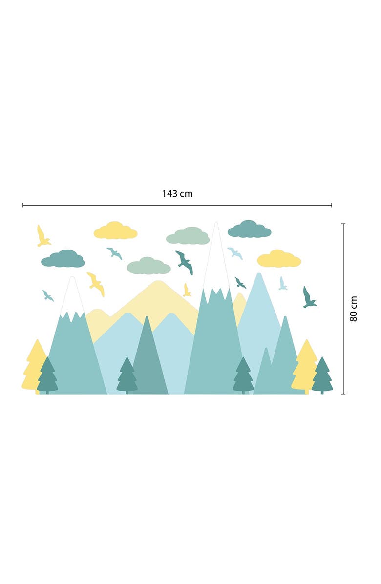 WALPLUS Colourful Mountains Landscape Wall Decor - Multi | Nordstromrack