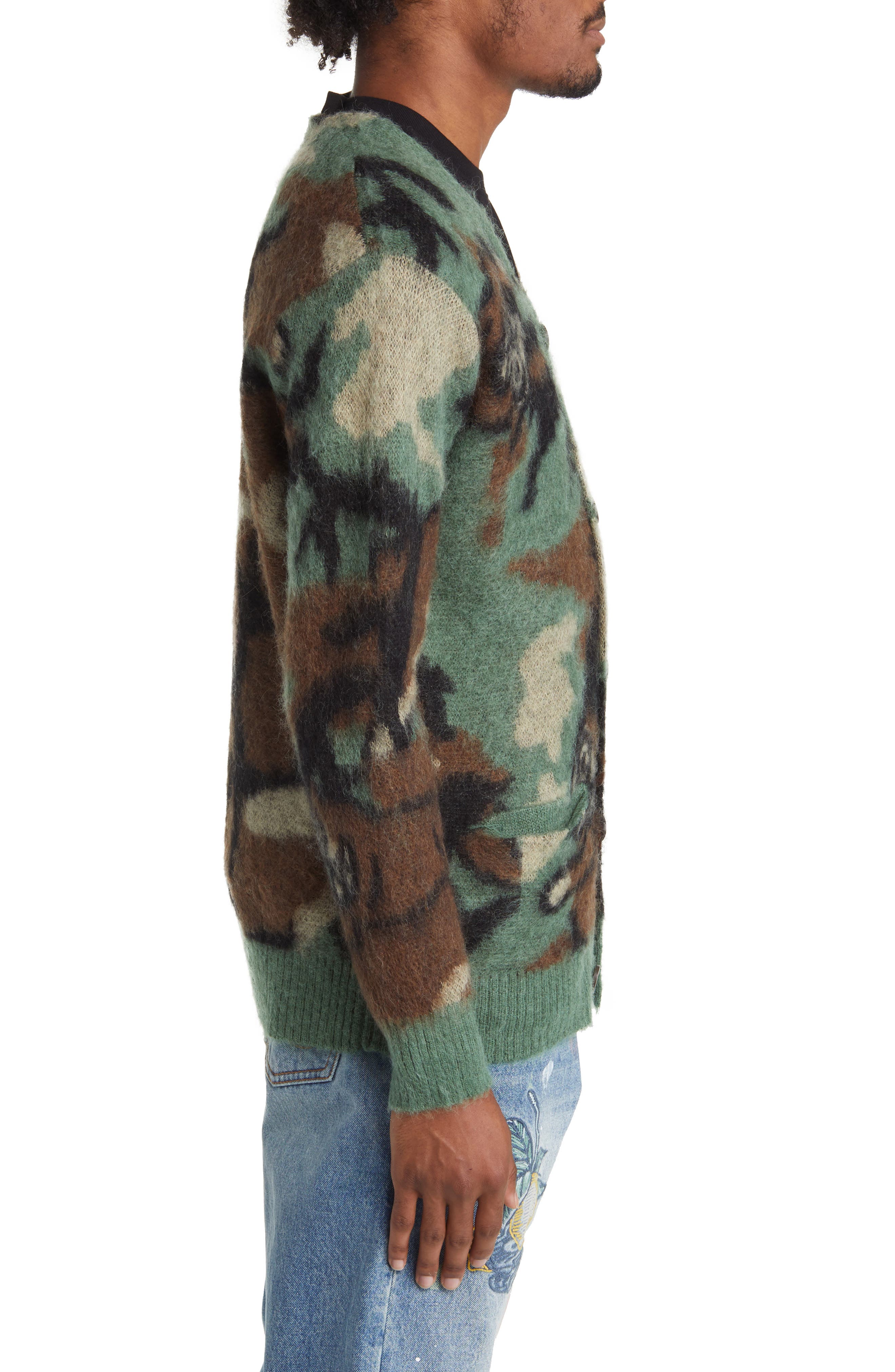 ICECREAM Blurry Camo Cardigan | Nordstromrack