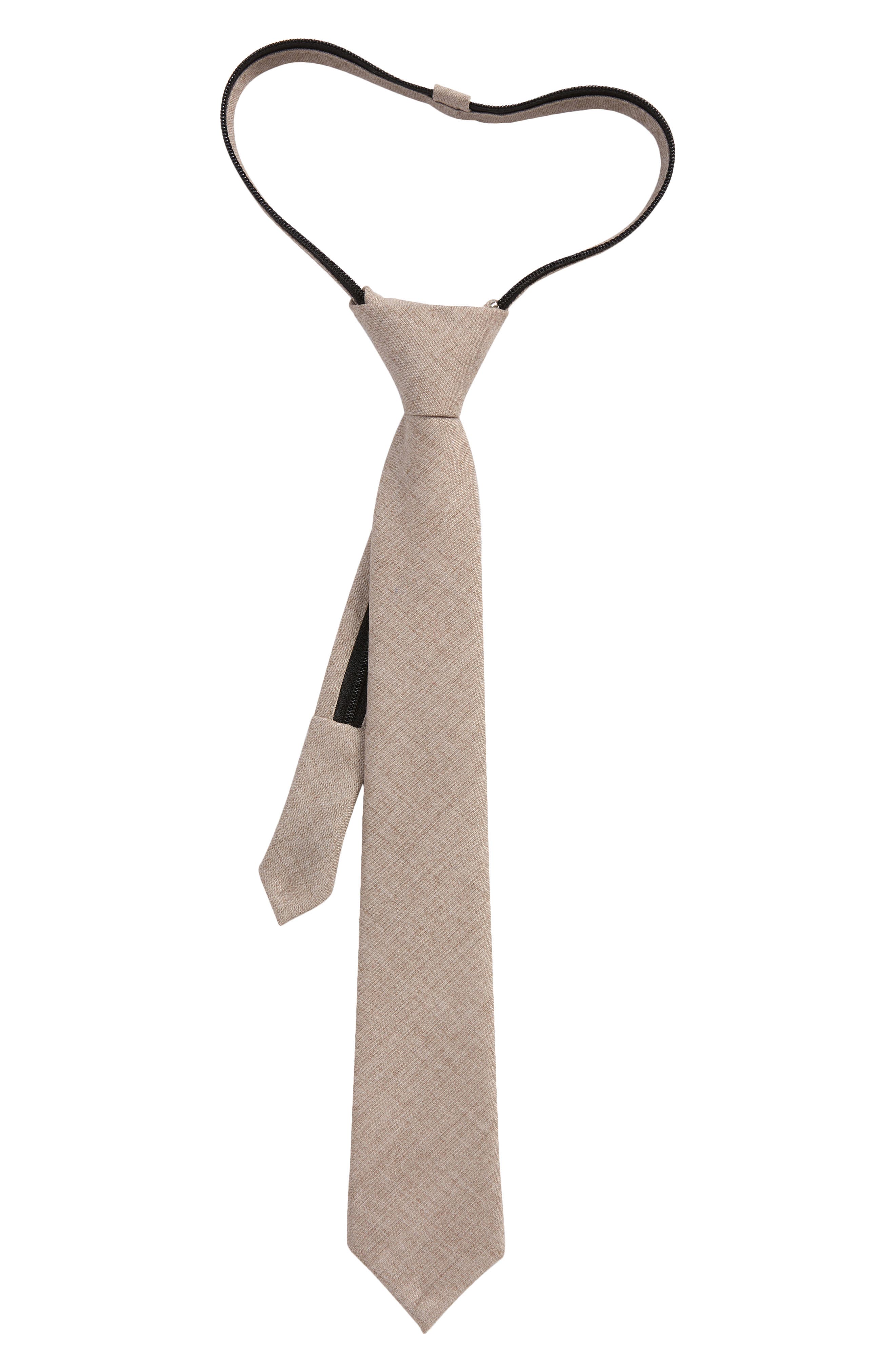 Nordstrom Kids' Gregory Solid Zip Tie | Nordstrom