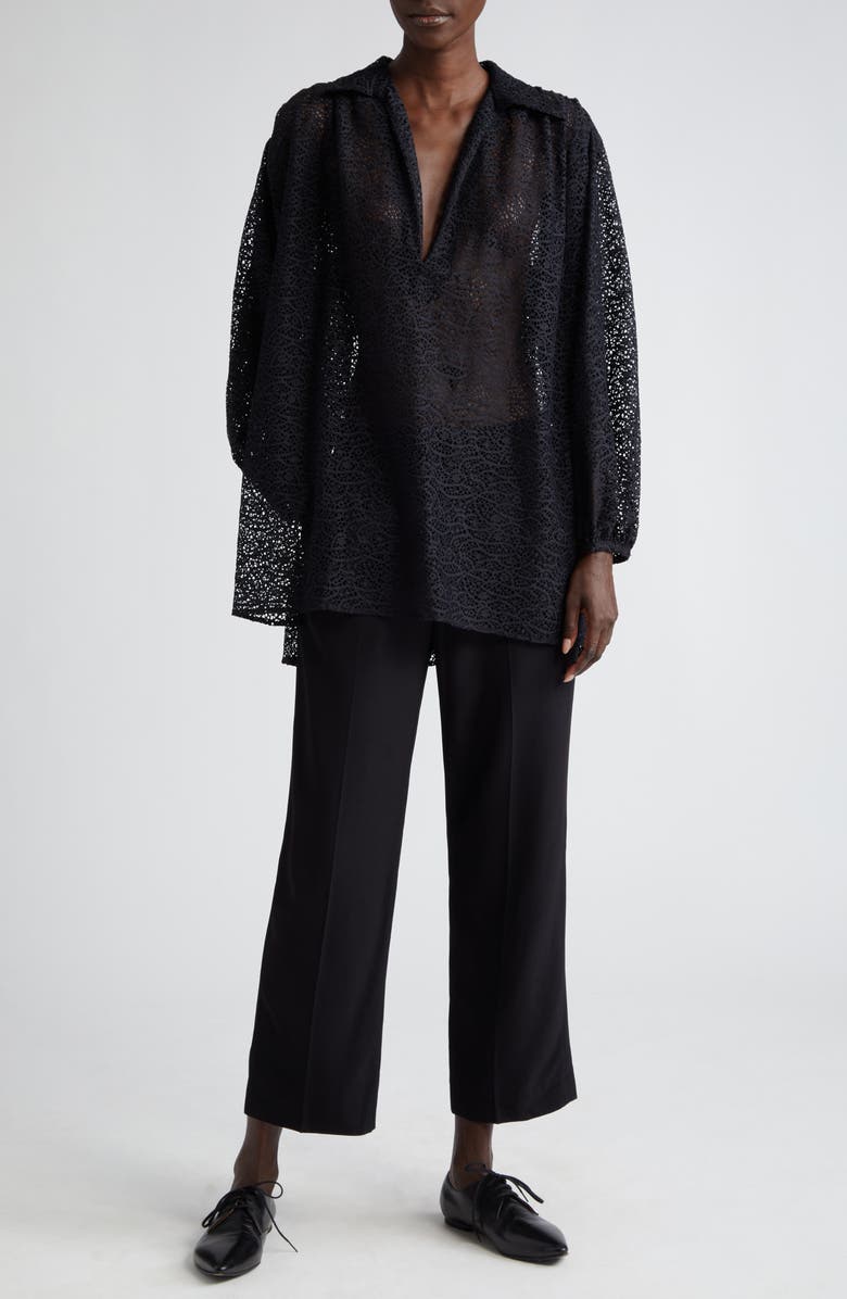 BITE Studios Nuancer Oversize Lace Top | Nordstromrack