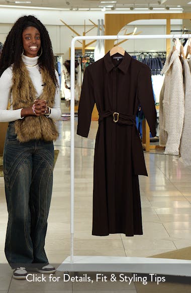 Julia Jordan Belted Midi Shirtdress | Nordstrom