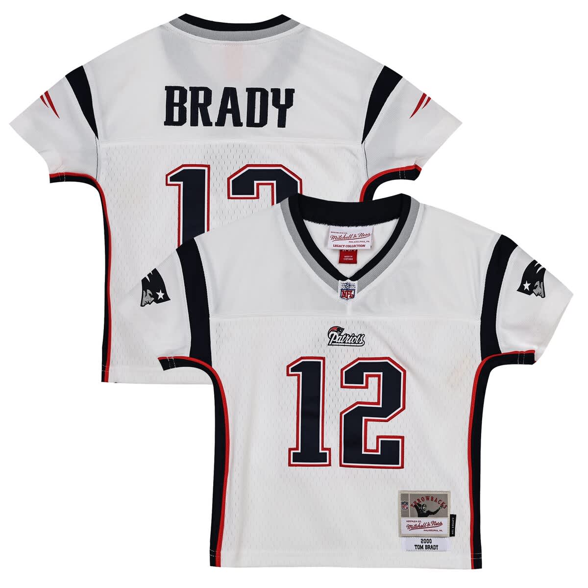 Mitchell & Ness Toddler Mitchell & Ness Tom Brady White New England ...