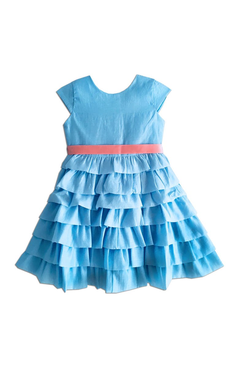 JOE-ELLA Tiered Chiffon Dress (Toddler, Little Girls, & Big Girls ...