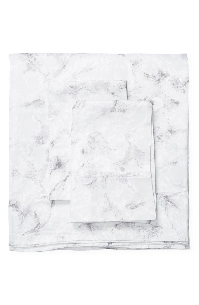 MELANGE HOME 400 Thread Count Cotton Marble Queen Sheet Set | Nordstromrack