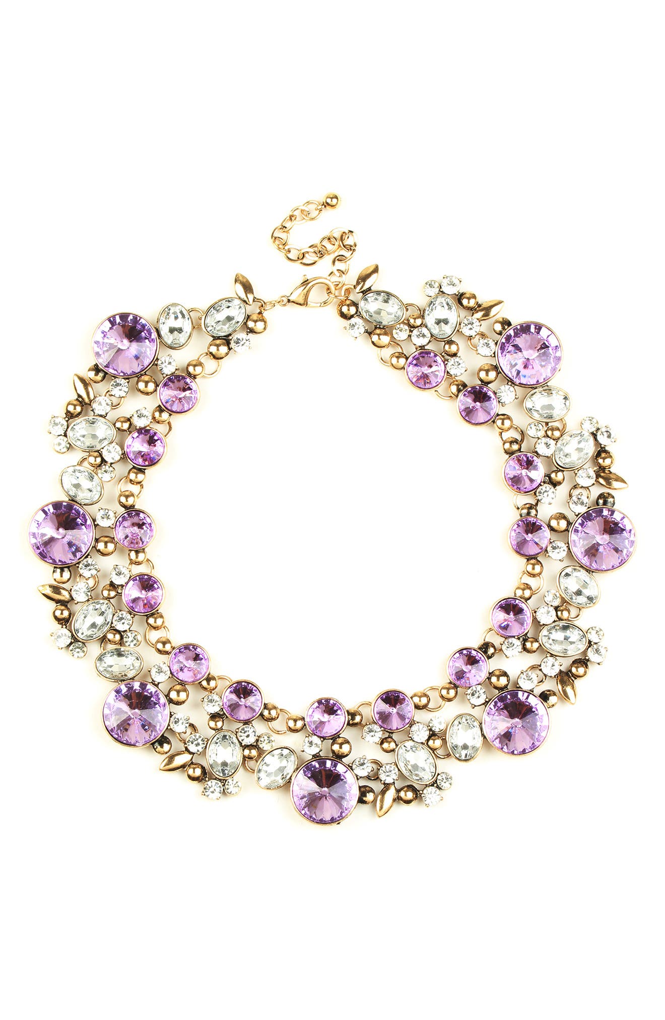 EYE CANDY LOS ANGELES Clementine Purple Collar Necklace | Nordstromrack