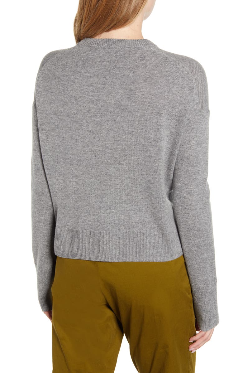 Alex Mill Crop Merino Wool & Cotton Sweater | Nordstrom