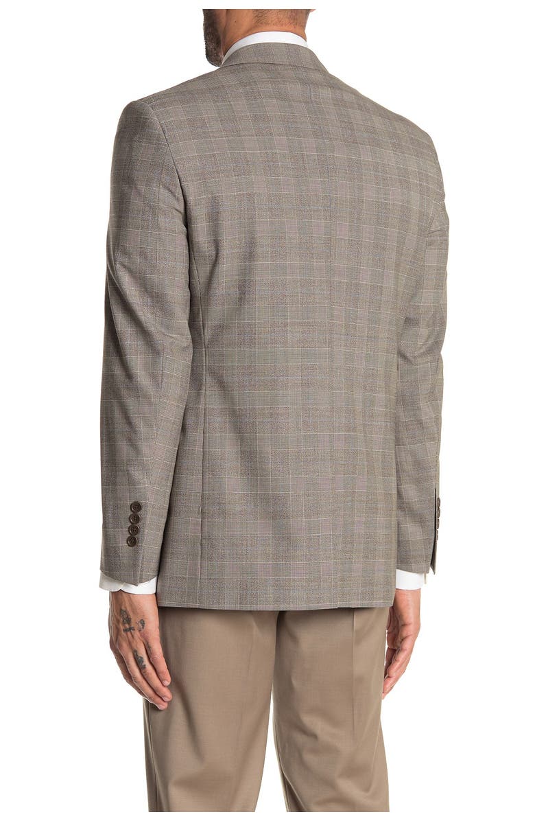 Brooks Brothers Beige Plaid Two Button Notch Lapel Regent Fit Suit ...