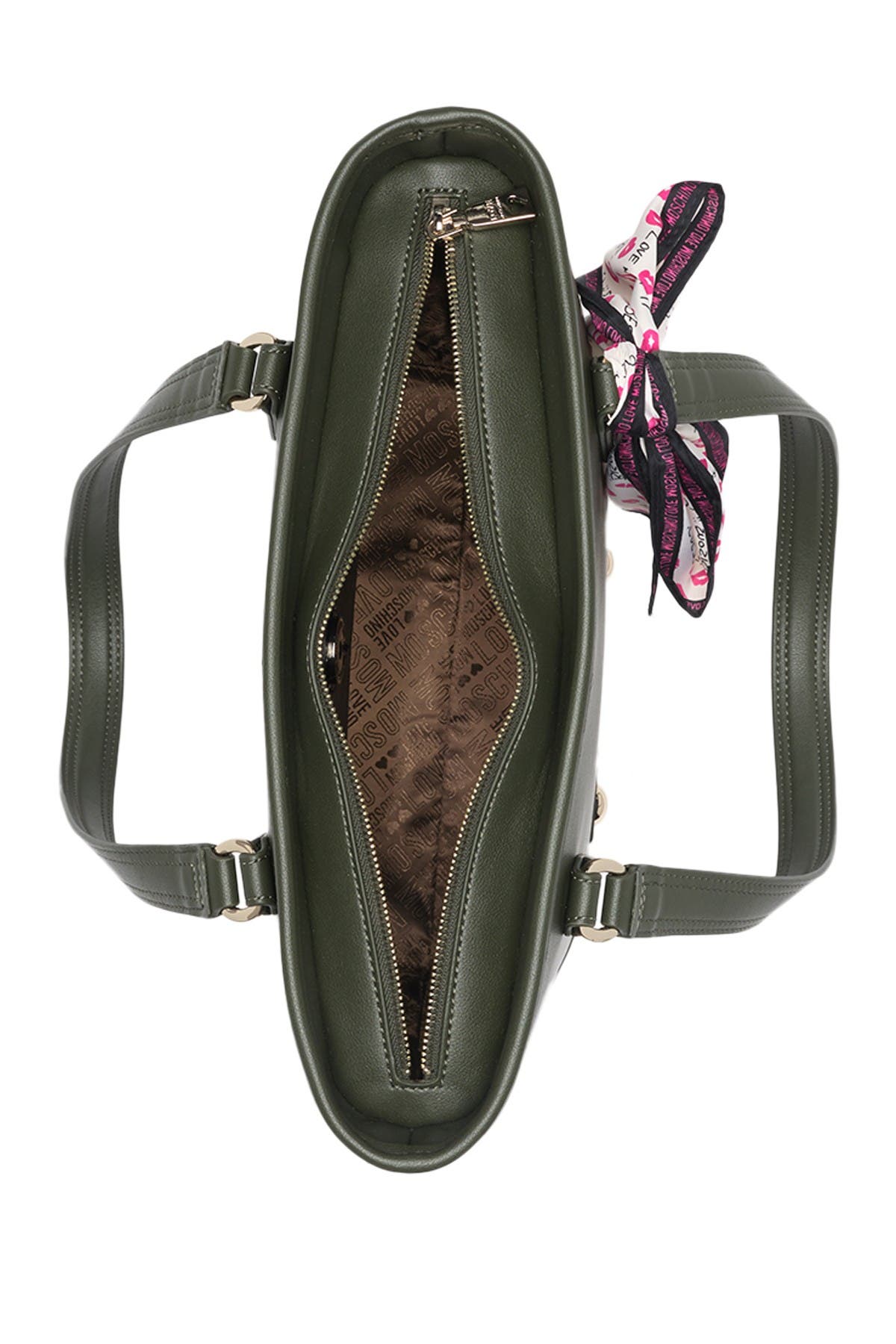 Borsa Natural Grain Leather Scarf Tote Bag (Men) | Nordstromrack
