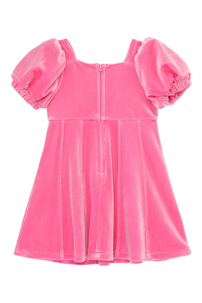 Kids' Princess Seam Puff Sleeve Velour Party Dress (Women) | Nordstromrack