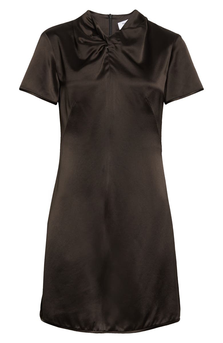 Proenza Schouler White Label Twist Keyhole Neck Satin Dress | Nordstromrack