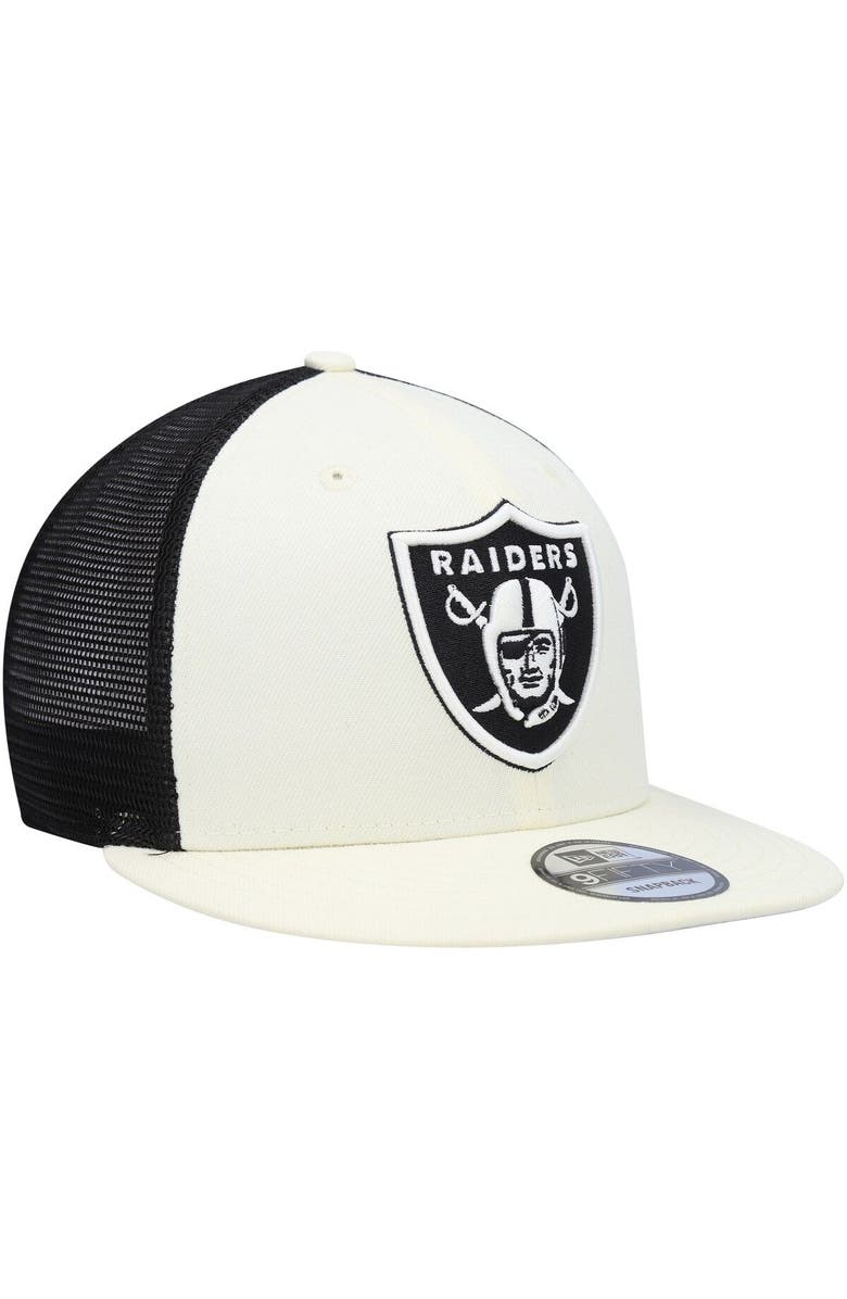 New Era Men's New Era Cream/Black Las Vegas Raiders Chrome Collection ...
