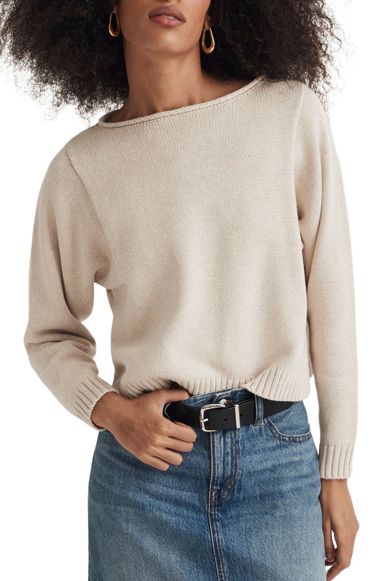 Madewell Roll Neck Cotton Pullover Sweater | Nordstromrack