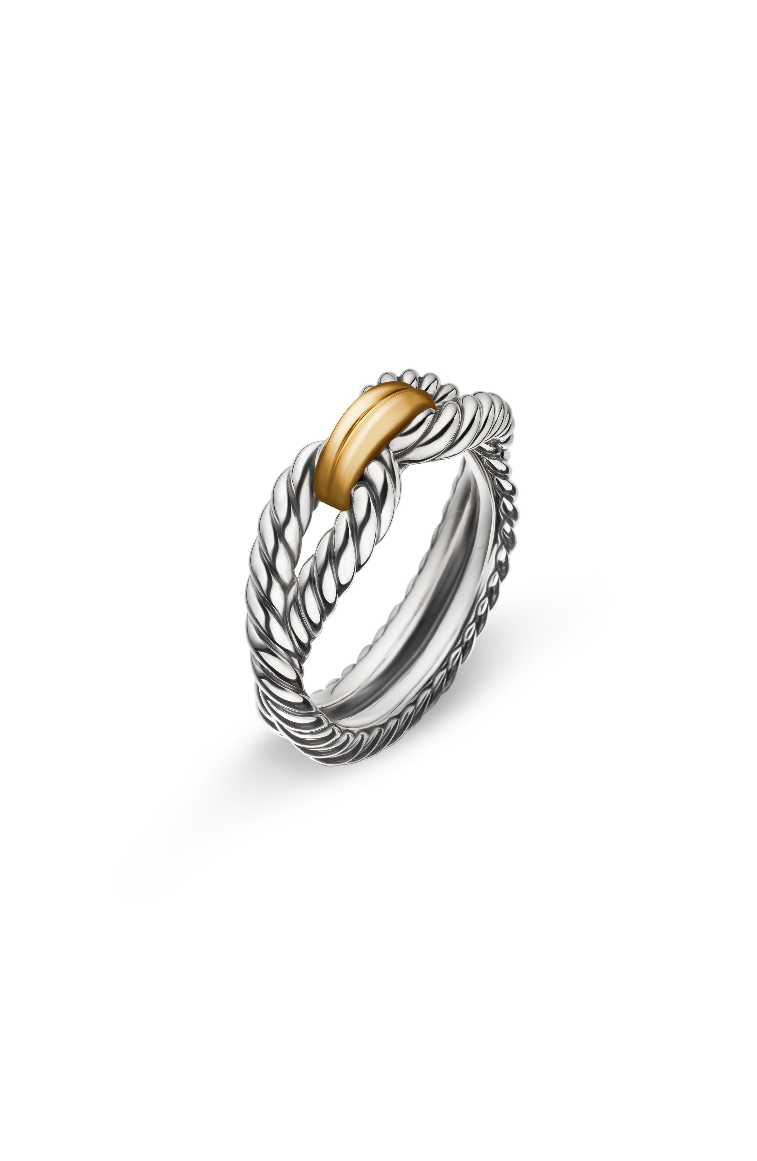 David Yurman Cable Loop Ring with 18K Gold | Nordstrom