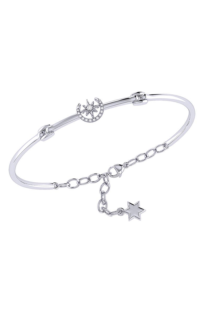 LuvMyJewelry North Star Crescent Bangle Bracelet | Nordstromrack