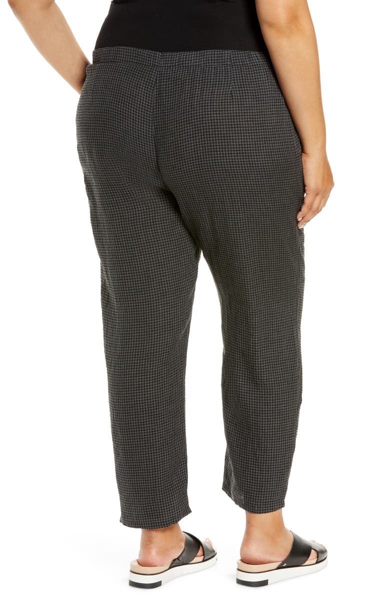 Eileen Fisher Puckered Organic Linen Ankle Pants | Nordstromrack