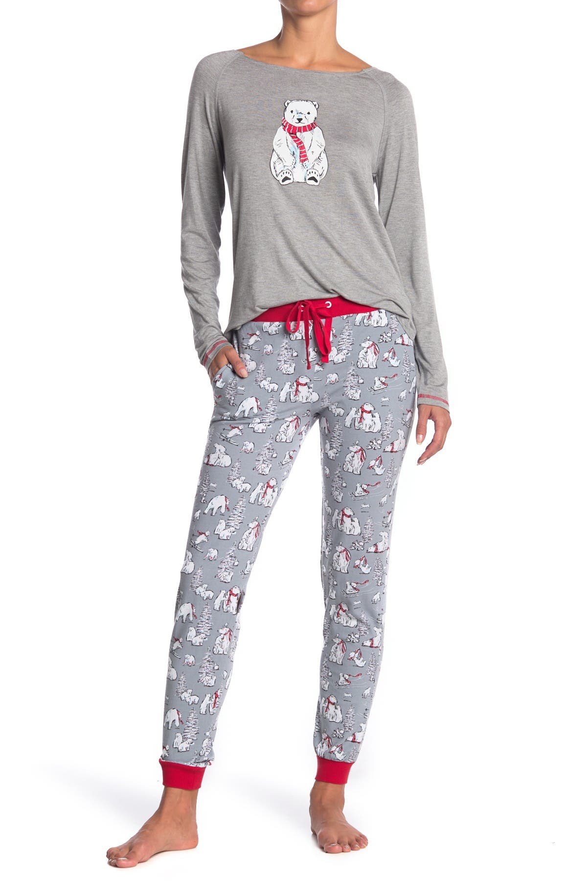 VERA BRADLEY Polar Bear Pajama 2-Piece Set | Nordstromrack