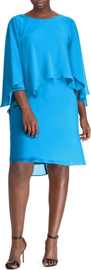 Lauren Ralph Lauren Capelet Shift Dress | Nordstrom