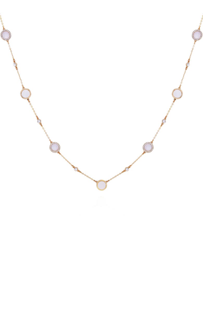 T Tahari Crystal Station Necklace | Nordstromrack