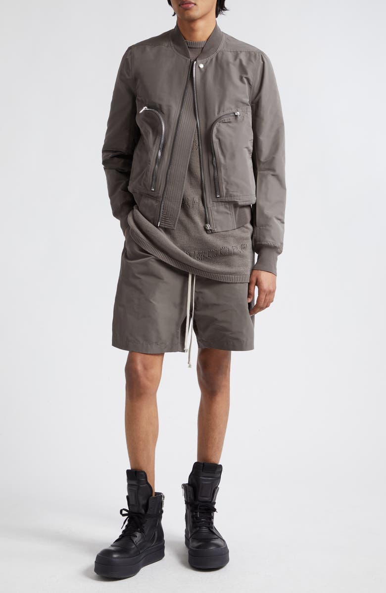 Rick Owens Bahaus Bomber Flight Jacket | Nordstromrack