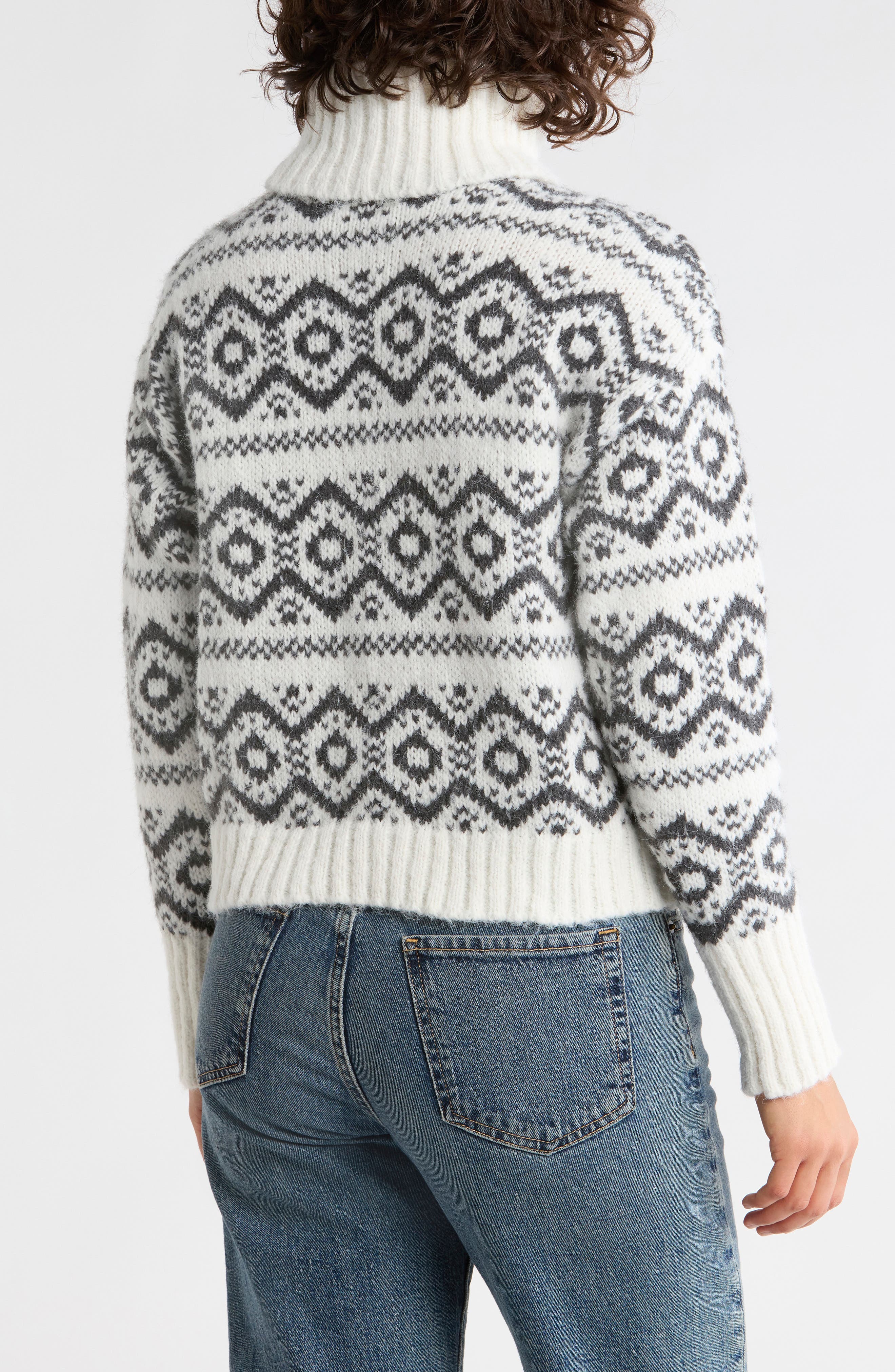 Joseph A Fair Isle Turtleneck Sweater | Nordstromrack